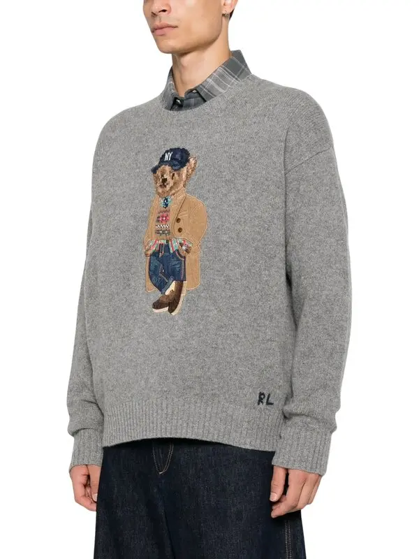 Polo Ralph Lauren Polo Bear Intarsia-knit Sweater By