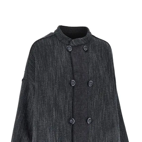 Emporio Armani Wool-blend Reversible Oversized Jacket