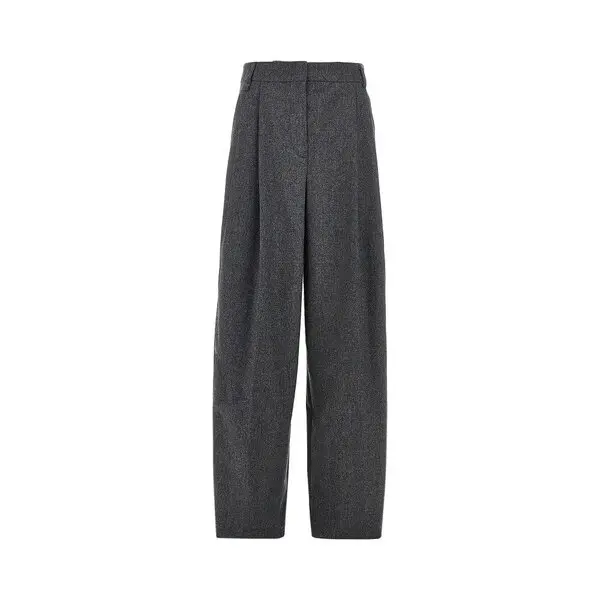 Emporio Armani Flannel Pants With Darts