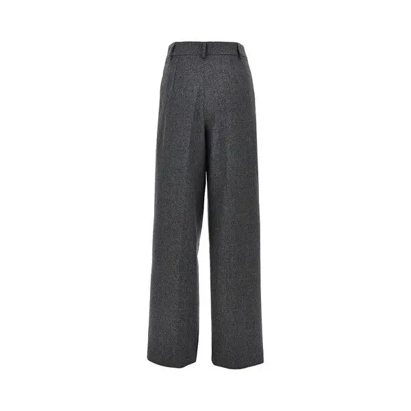 Emporio Armani Flannel Pants With Darts