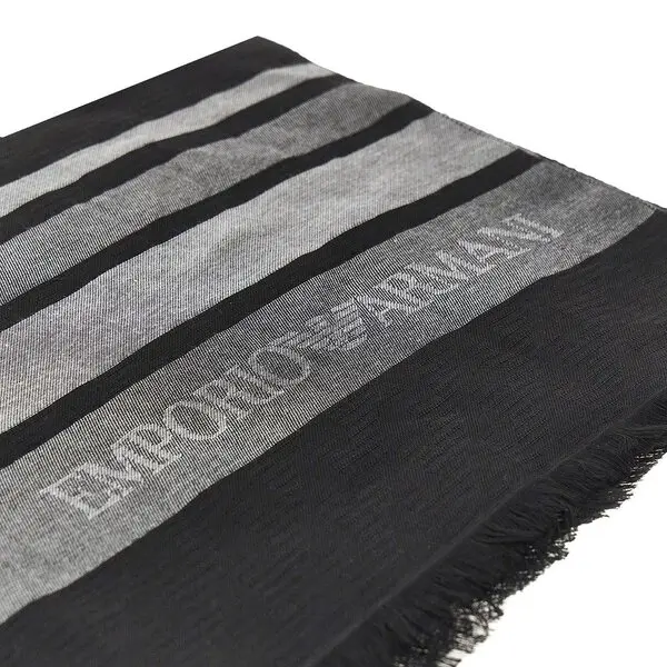 Emporio Armani Viscose And Modal-blend Scarf