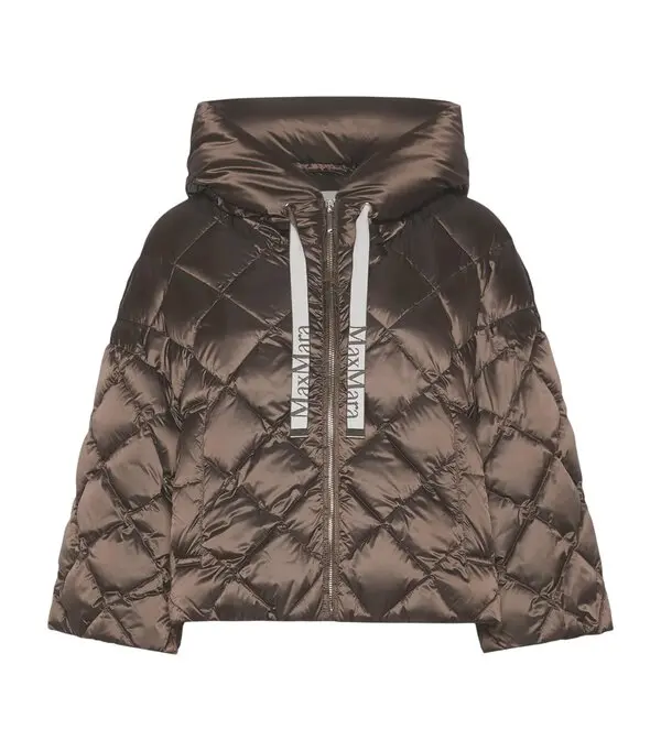 Max Mara Down Quilted Jacket - Brown