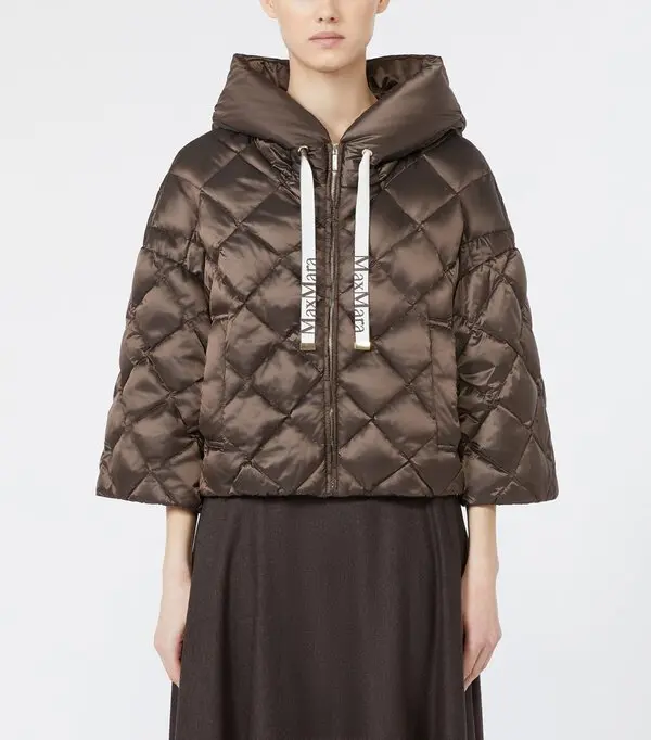 Max Mara Down Quilted Jacket - Brown