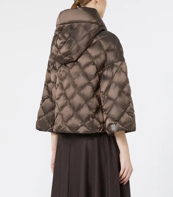 Max Mara Down Quilted Jacket - Brown
