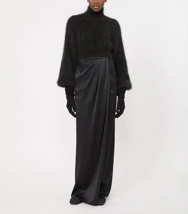 Max Mara Mohair-blend Cropped Sweater