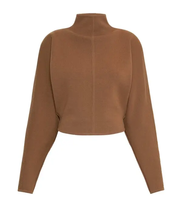 Max Mara Virgin Wool-cashmere High-neck Sweater