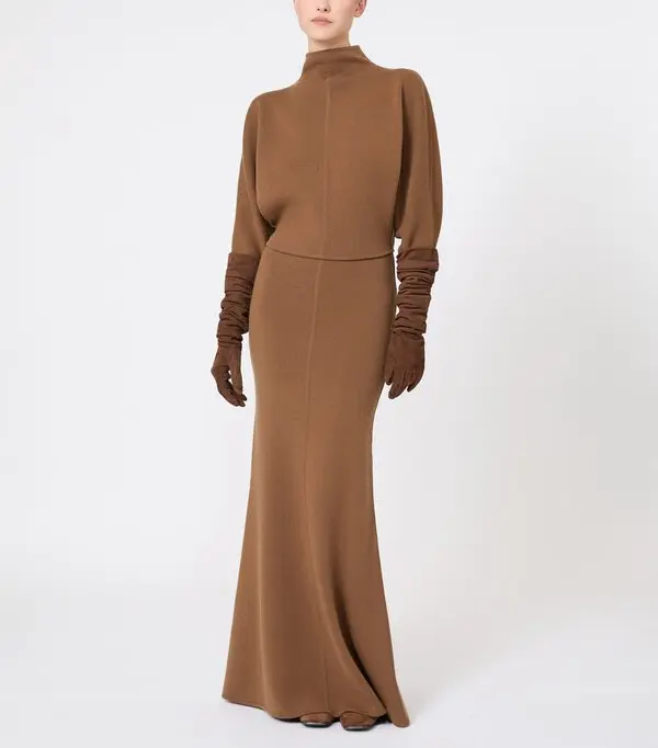 Max Mara Virgin Wool-cashmere High-neck Sweater