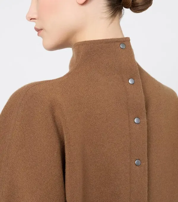 Max Mara Virgin Wool-cashmere High-neck Sweater