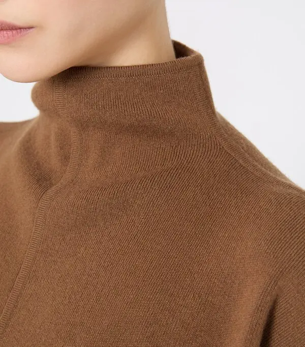 Max Mara Virgin Wool-cashmere High-neck Sweater