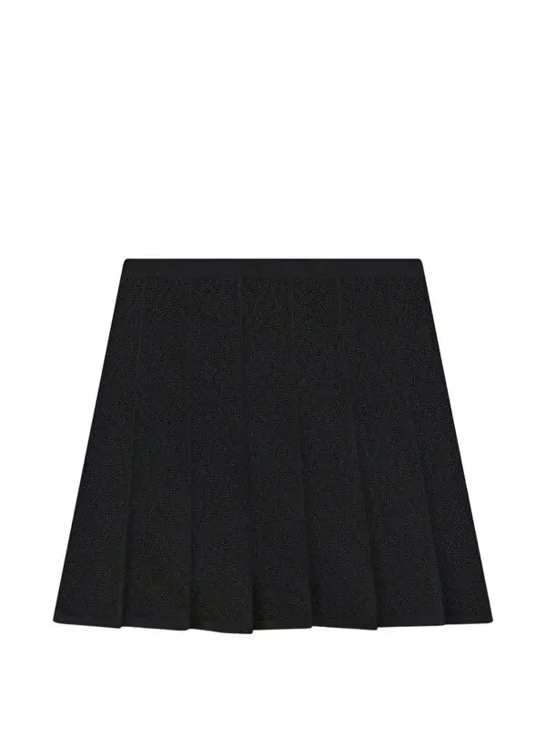 Givenchy Pleated Skirt In Monogram 72 Jacquard