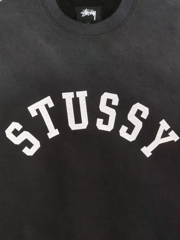 StÜssy Logo-print Cotton Sweatshirt