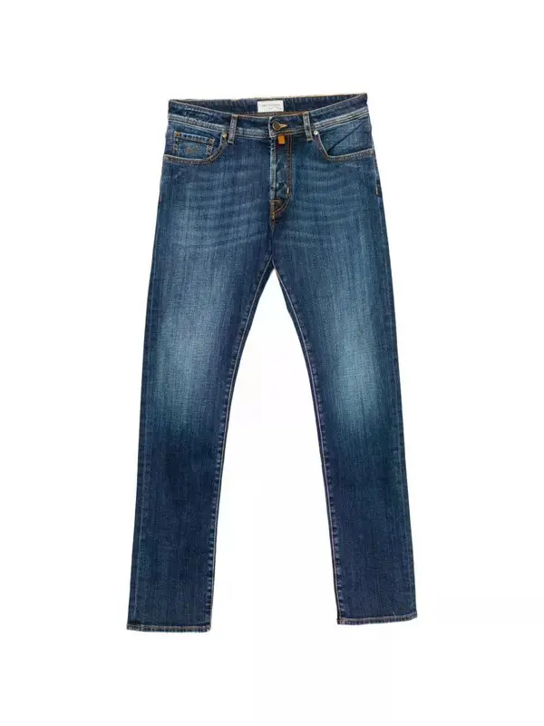 JACOB COHЁN Faded Straight-leg Jeans