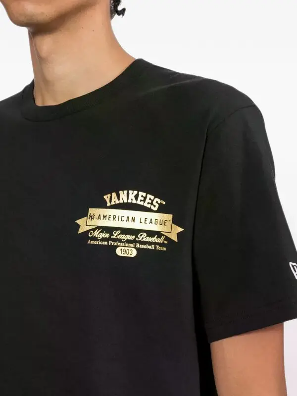 New Era Yankees Logo-print T-shirt