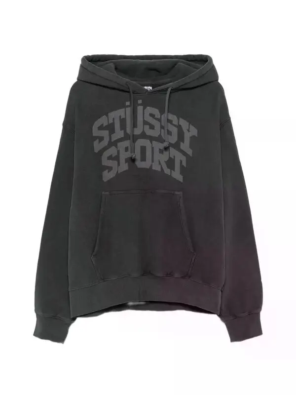 StÜssy Logo-print Cotton Hoodie