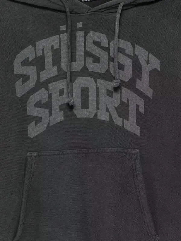 StÜssy Logo-print Cotton Hoodie
