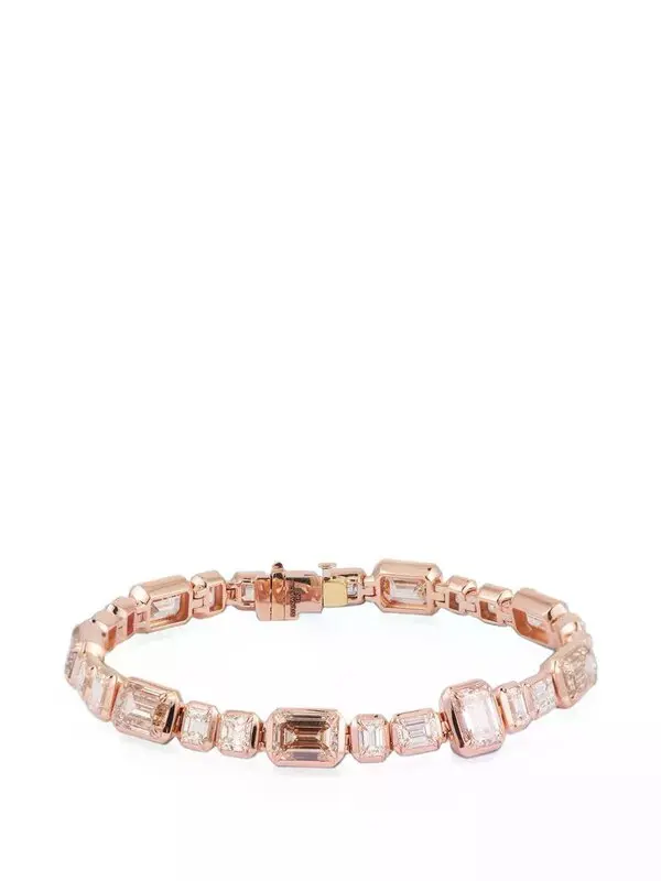 SYLVA & CIE Diamond Asscher And Emerald-cut Bracelet