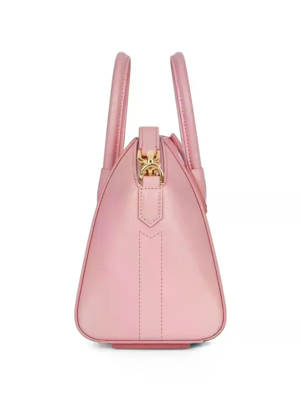 Givenchy Mini Antigona Bag In Box Leather - Pink