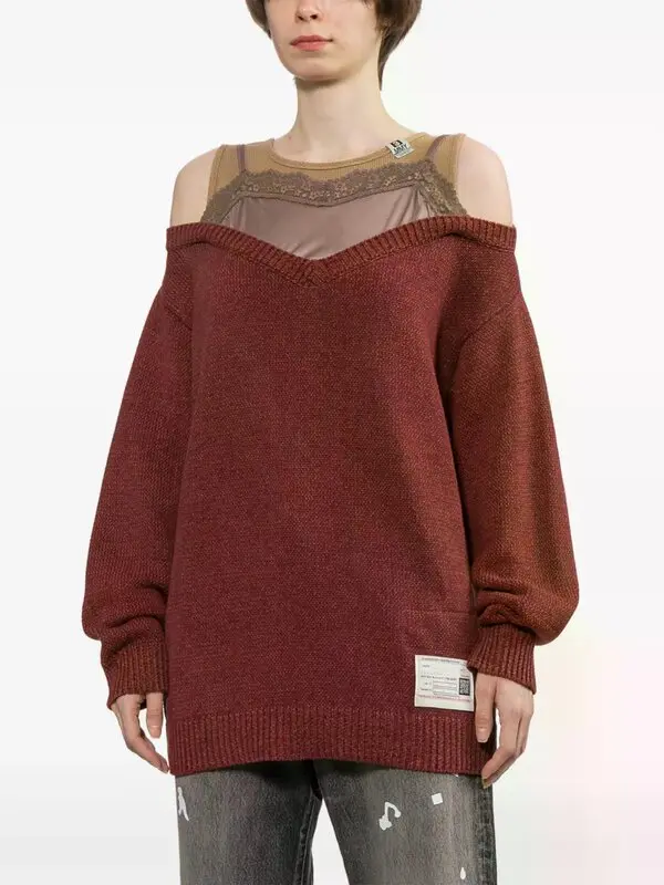 Mihara Yasuhiro Layered-detail Sweater