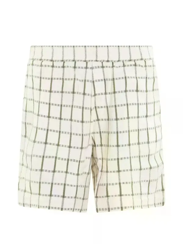 BRAM’S FRUIT Tea Cloth Checked Shorts