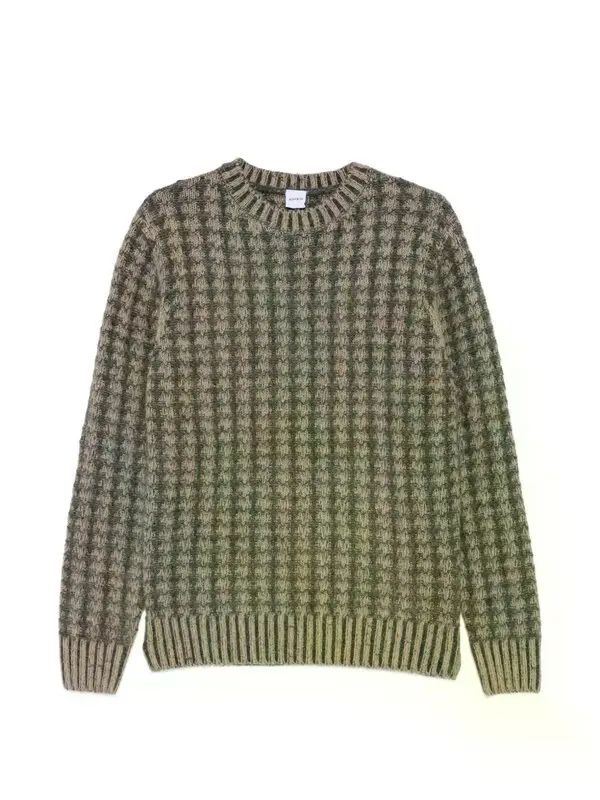 Aspesi Checked Wool Sweater