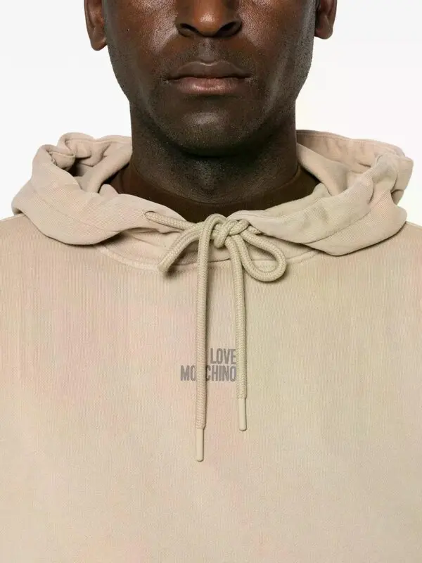 Moschino Logo-print Pouch-pocket Hoodie
