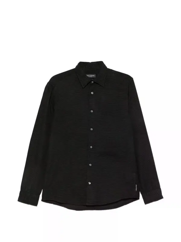 Marc O'polo Waffle-knit Long-sleeved Shirt