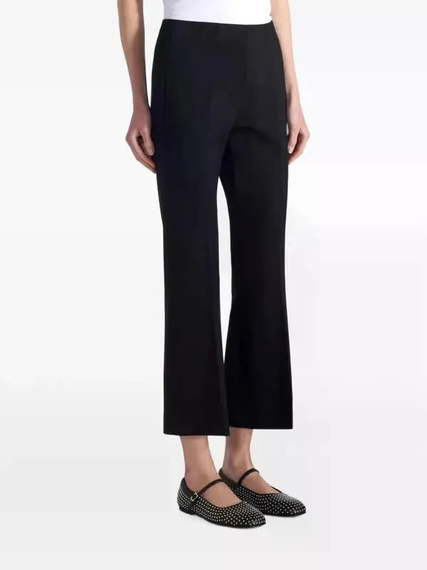 Liviana Conti Pressed-crease Flared Trousers