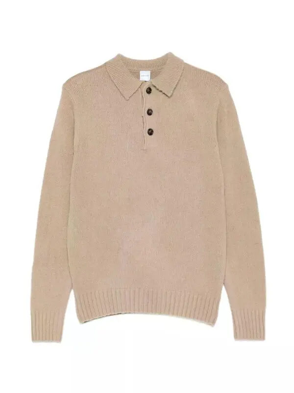 Aspesi Button-placket Knitted Polo Shirt
