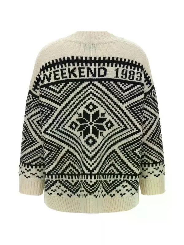 Max Mara Jacquard-knit Belgio Cardigan