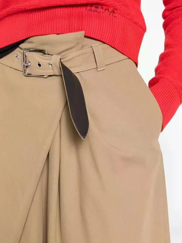 Loewe Belted Asymmetric Skirt