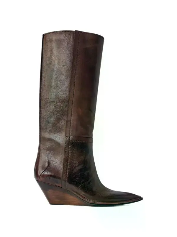 CAPASA MILANO Pointed-toe Wedge Boots