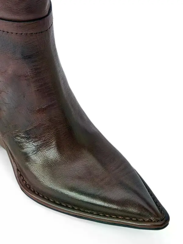 CAPASA MILANO Pointed-toe Wedge Boots