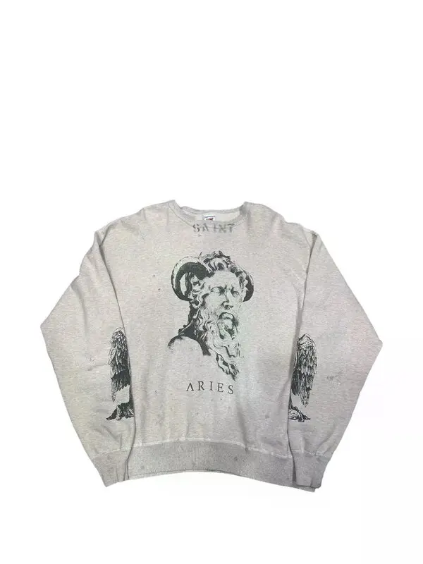 SAINT MXXXXXX Aries Graphic-print Sweater