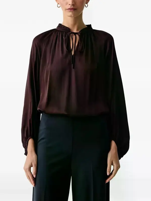 Marc O'polo Ruffled Tie-neck Blouse