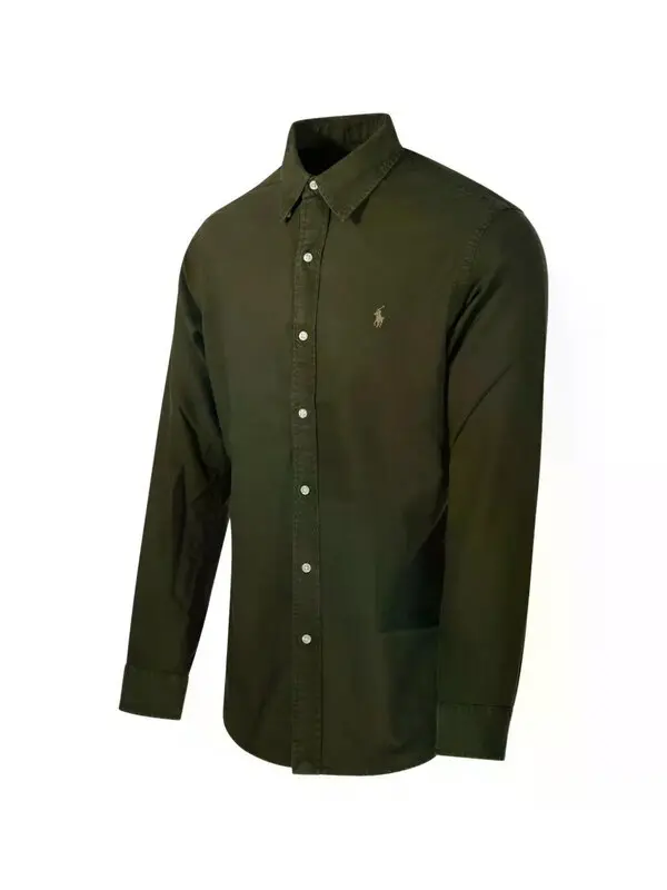 Ralph Lauren Embroidered-logo Button-down Shirt