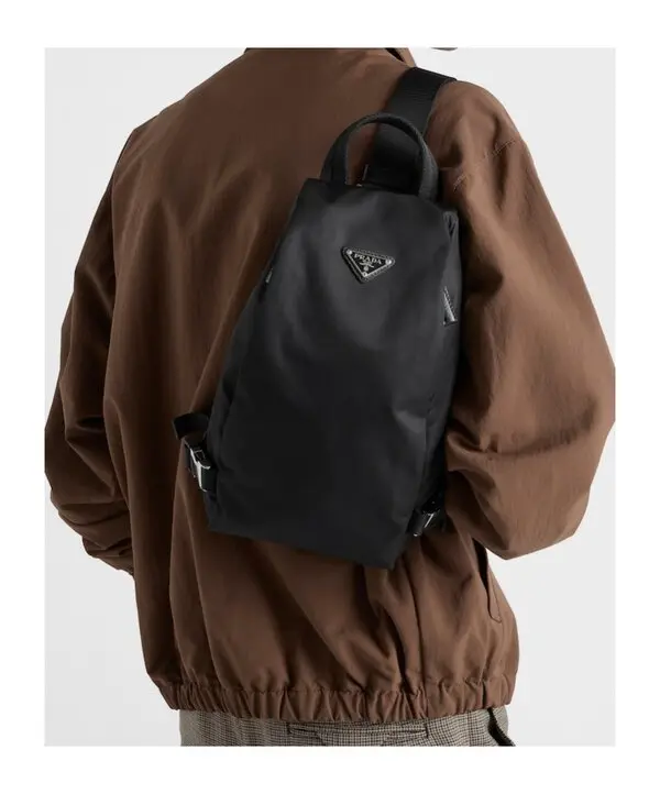 Prada Re-nylon And Saffiano Leather Backpack