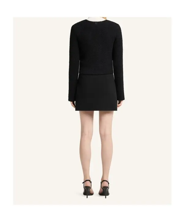 COURREGES Courrèges Bouclette Knit Double Breasted Jacket