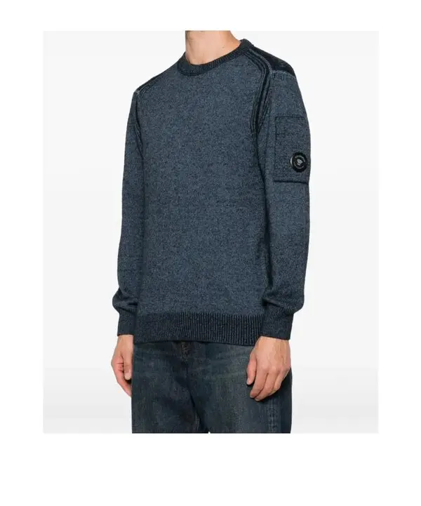 C.P. COMPANY Shoulder Panel Knitted Jumper