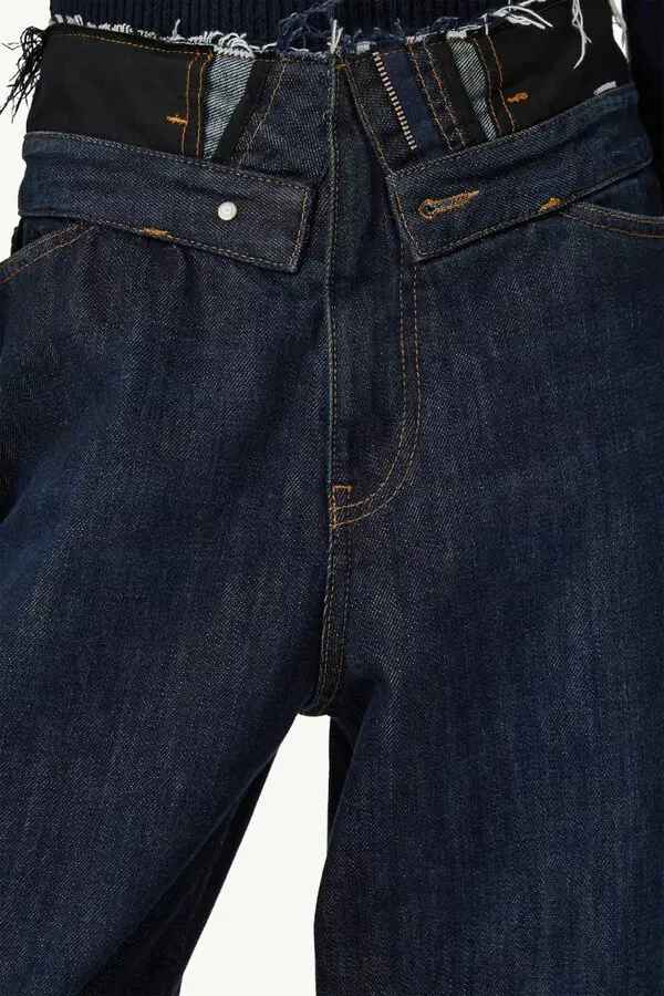 MAISON MARGIELA Raw-edge Straight-leg Jeans