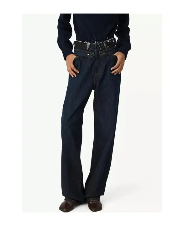 MAISON MARGIELA Raw-edge Straight-leg Jeans