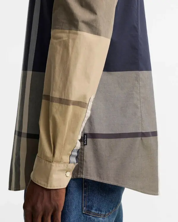Barbour Oversized Plaid Dunoon Slim-fit Long-sleeve Shirt
