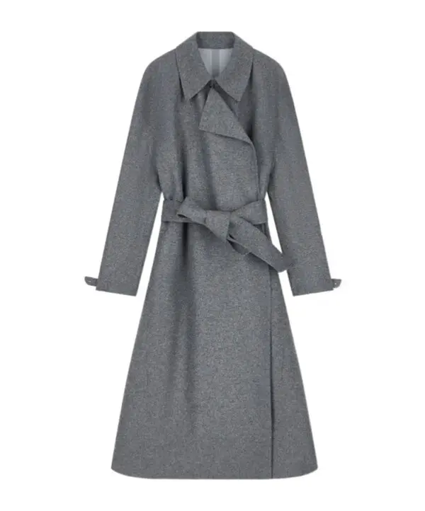 Emporio Armani Belted Wool-blend Oversized Coat