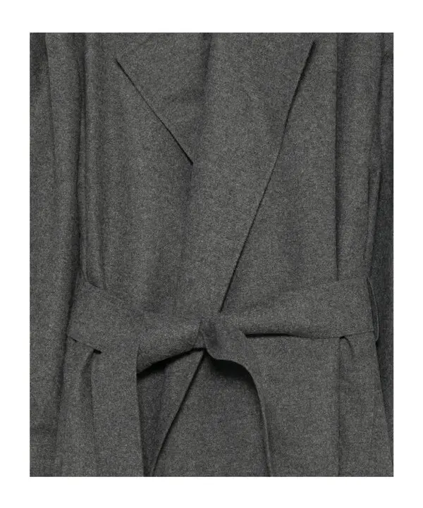 Emporio Armani Belted Wool-blend Oversized Coat