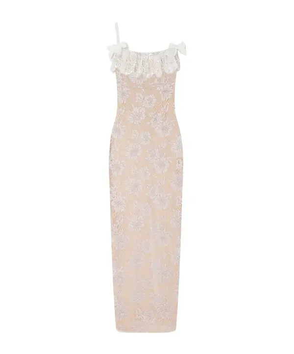 Alessandra Rich Sequins-embroidered Gown
