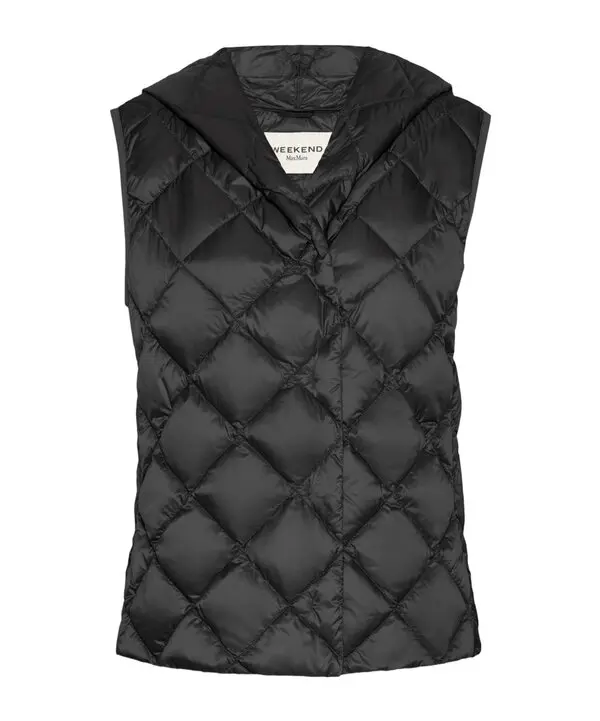 Max Mara Wkdgiochi Quilted Gilet - Black