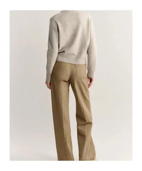 Maison Kitsuné Fox Head Intarsia Merino High Neck Cardigan