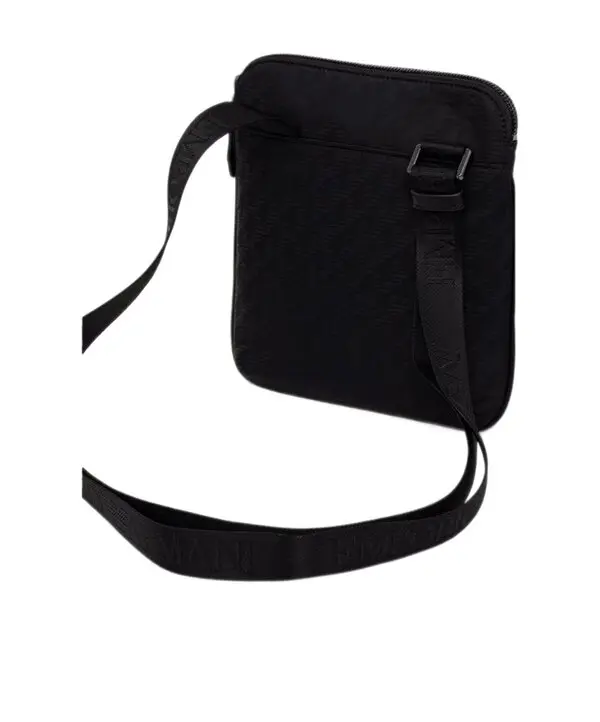 Emporio Armani Monogram-pattern Logo-plaque Messenger Bag