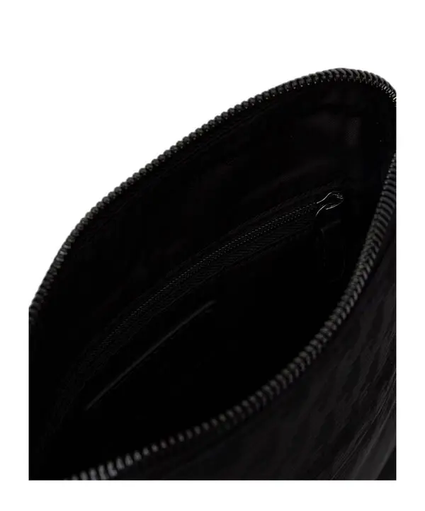 Emporio Armani Monogram-pattern Logo-plaque Messenger Bag