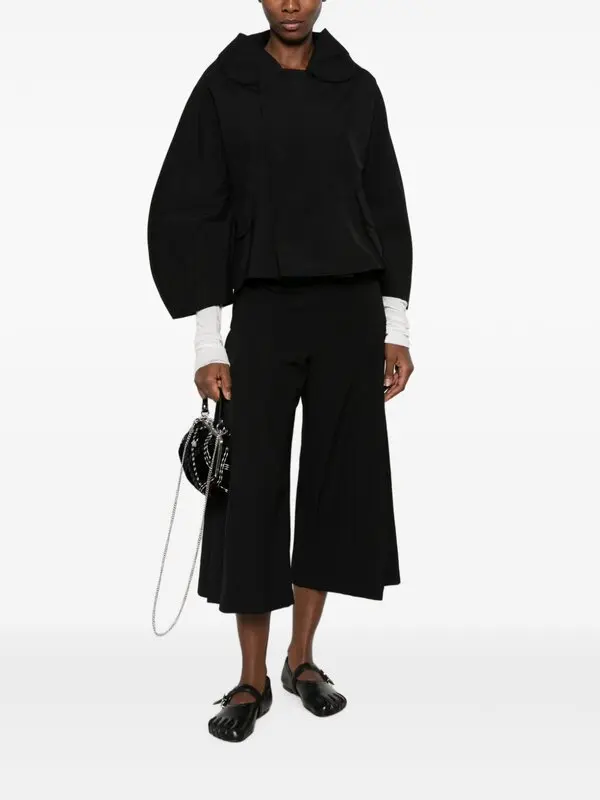 Comme Des Garçons Cropped Balloon Sleeved Jacket