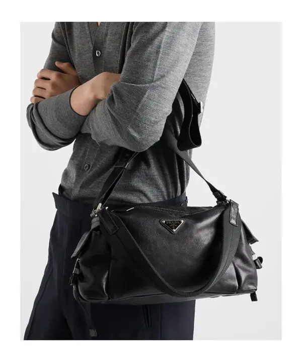 Prada Logo Plaque Explore Bag